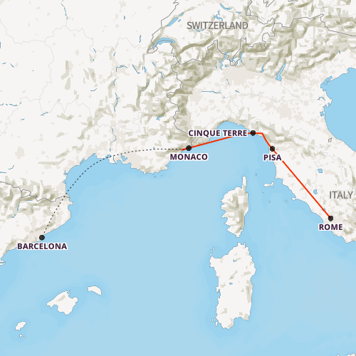 Mediterranean Express - 7 day group adventure tour in Europe