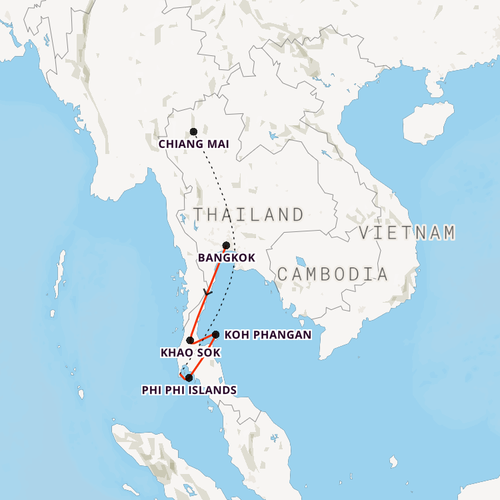Thai Intro: A whirlwind group adventure tour in Thailand!