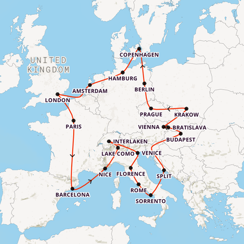 Interrailing - The Big Europe Trip
