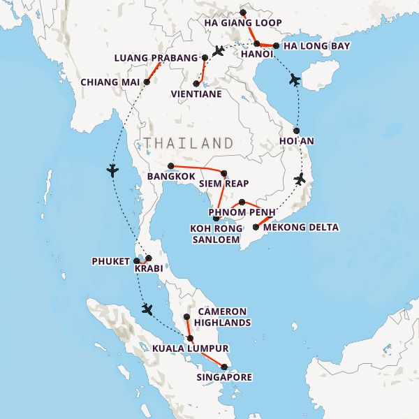 physical map of asia
